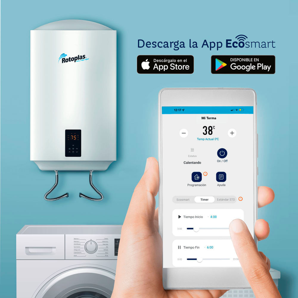 Terma Rotoplas de acumulación Ecosmart Wifi 50L | Compara precios con ...